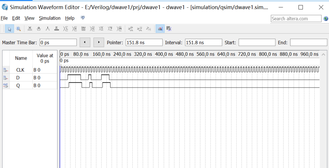 【FPGA】Quartus-II用三种方式实现D触发器_quartus ii原理图中如何调用d触发器-CSDN博客