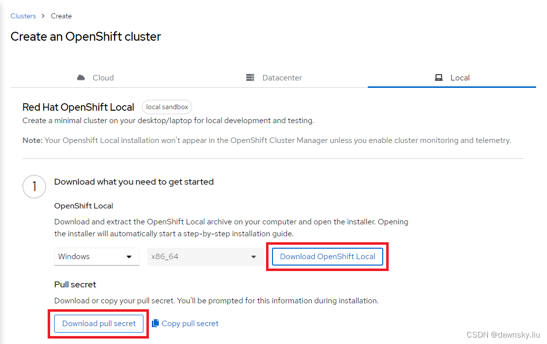 OpenShift 4 - 在 Windows 上安装 OpenShift 单机开发环境（附视频）_openshift安装-CSDN博客