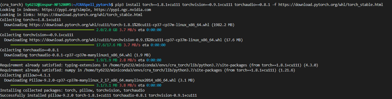 【pytorch】torch1.8.1安装、查看torch版本、GPU是否可用_pytorch和gpu版本查询-CSDN博客
