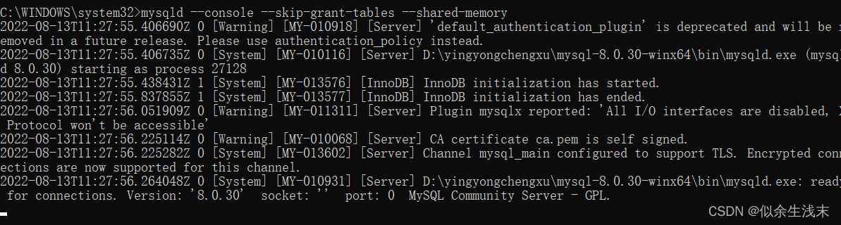 windows mysql8安装及mysql忘记密码（详细步骤）_windows mysql8 忘记密码-CSDN博客