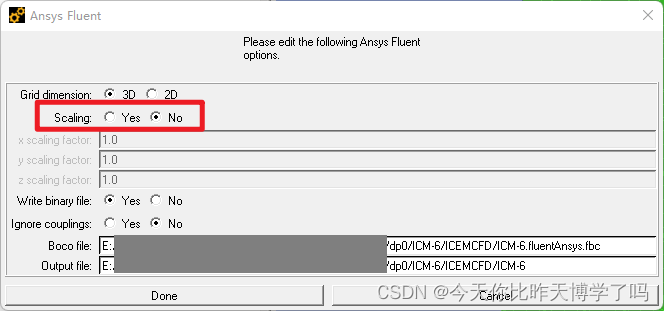 Ansys缩放网格_icem单位设置成mm-CSDN博客