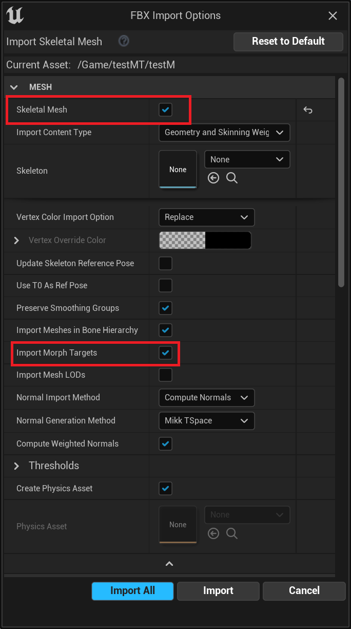 学习在UE中导入 Morph Targets 资源_ue blendshape-CSDN博客