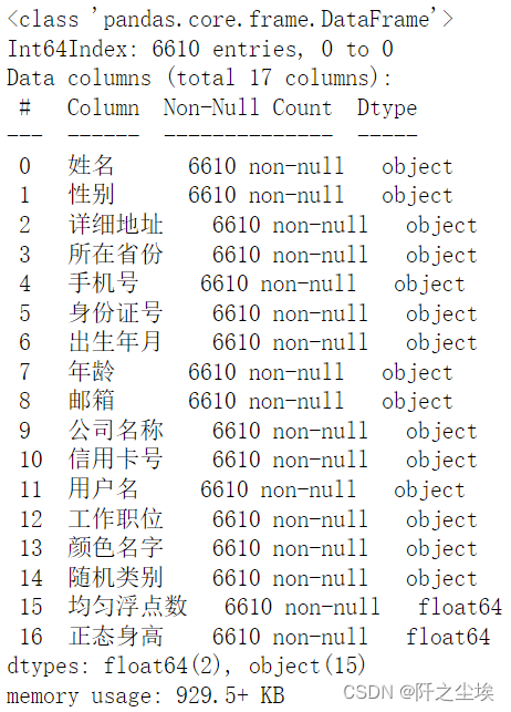 Pandas数据分析29——faker构建虚拟数据集_faker,pandas-CSDN博客