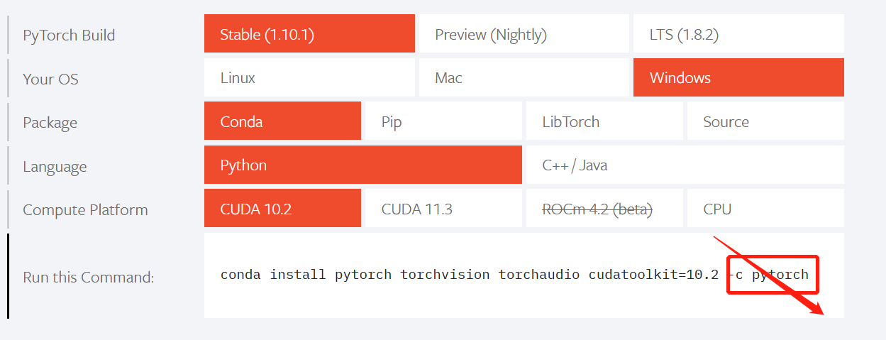 【工具/Pytorch】安装Pytorch(PyTorch入门第一步)_compute platform-CSDN博客