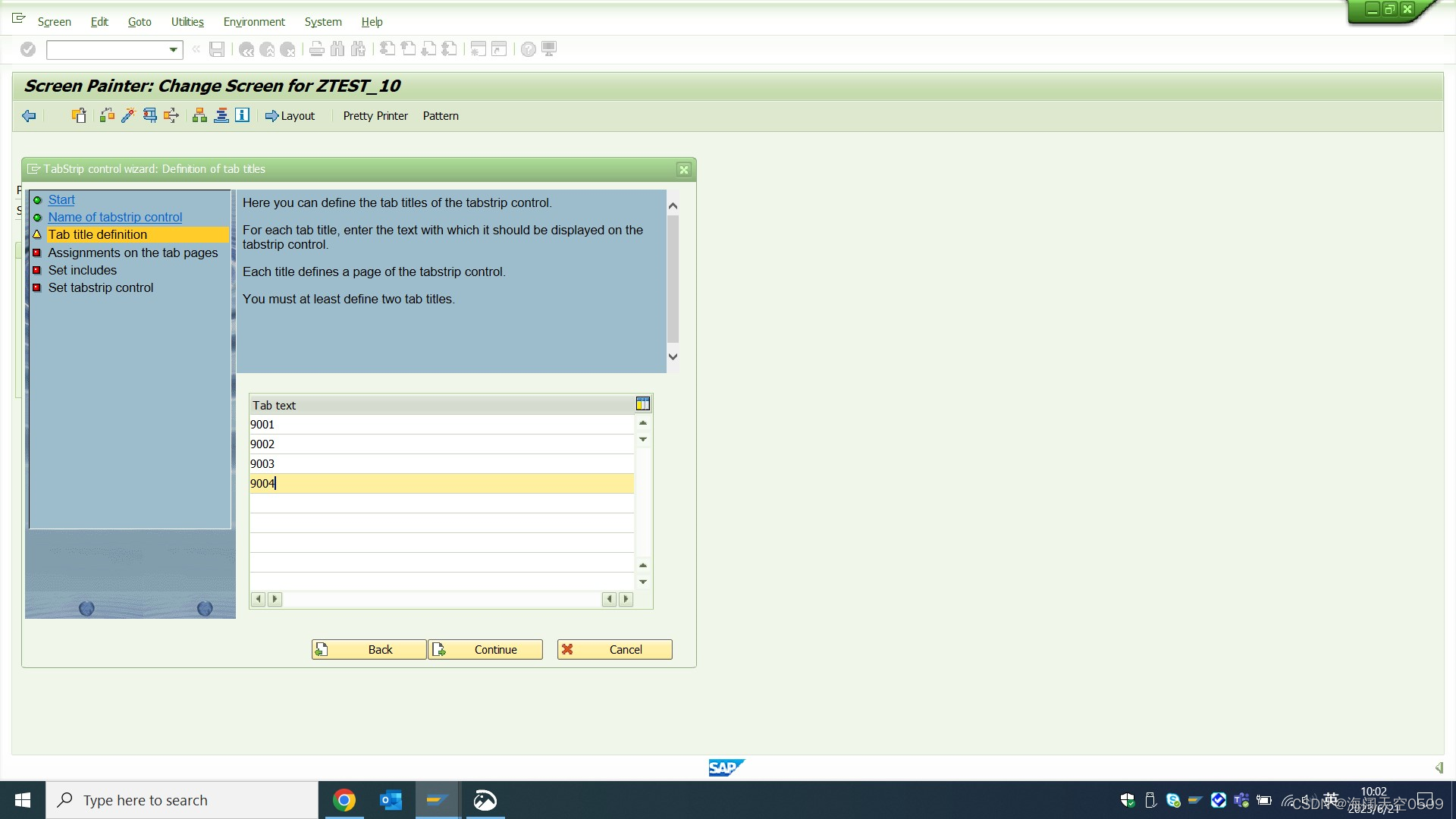 ABAP dialog tabstrip 的Demo_abap dailog tabstrip-CSDN博客
