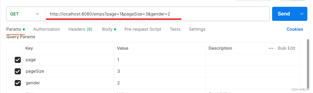 Springboot案例 员工管理 分页条件查询springboot案例 员工管理 分页查询 Csdn博客