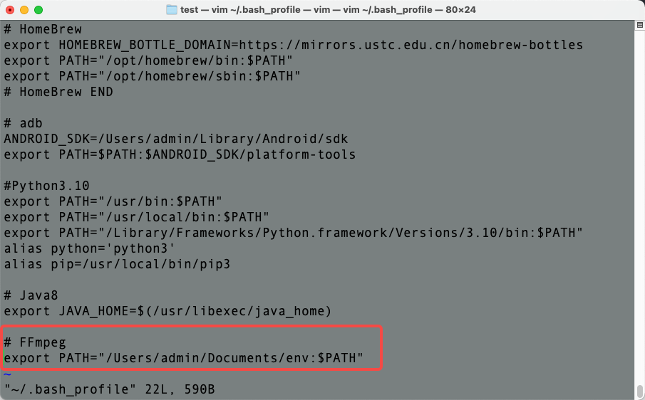 【FFmpeg】Mac配置FFmpeg环境_ffmpeg弹出终端页面后如何使用-CSDN博客
