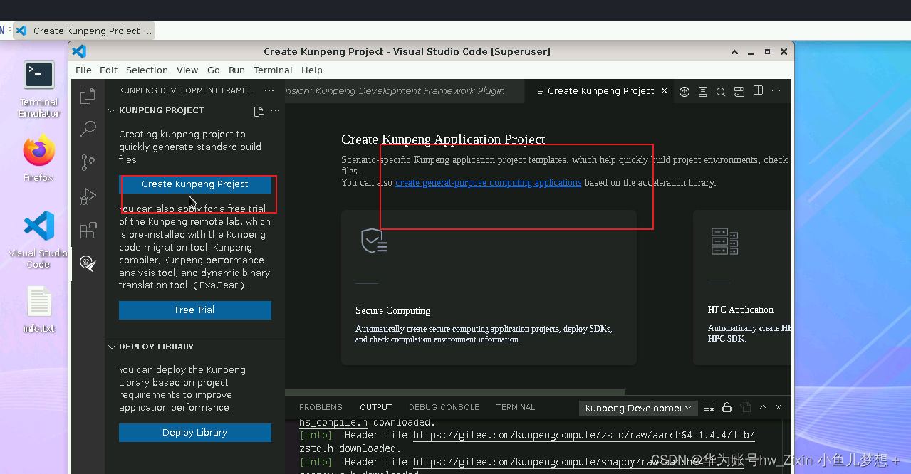 鲲鹏Devkit开发框架插件工具课堂笔记—第三讲：《Gzip工程创建》项目大作业解析_kunpeng devkit-CSDN博客