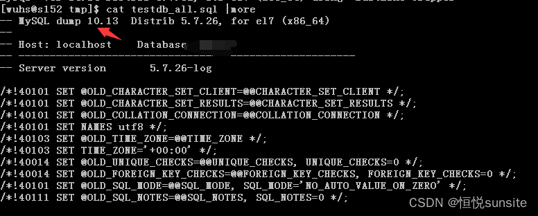 Mysql之mysqldump整库备份单表恢复还原_mysqldump还原表-CSDN博客