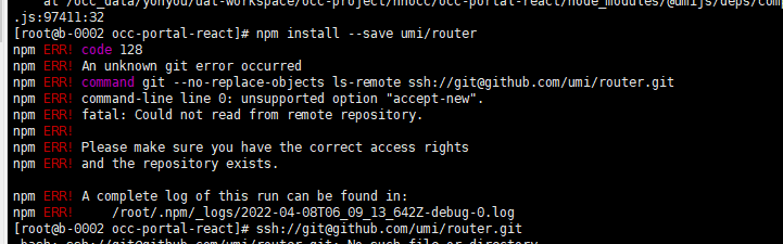 react项目执行npm run build 提示要安装 umi/router 的，一般是版本问题。_npm 安装umi_我是个假程序员的博客-CSDN博客