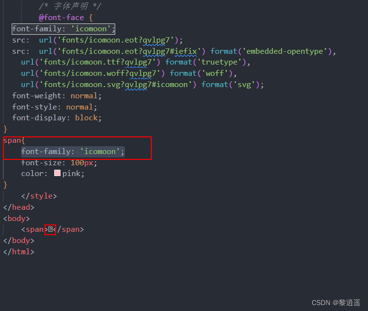 web前端字体图标下载与使用_前端字体下载-CSDN博客