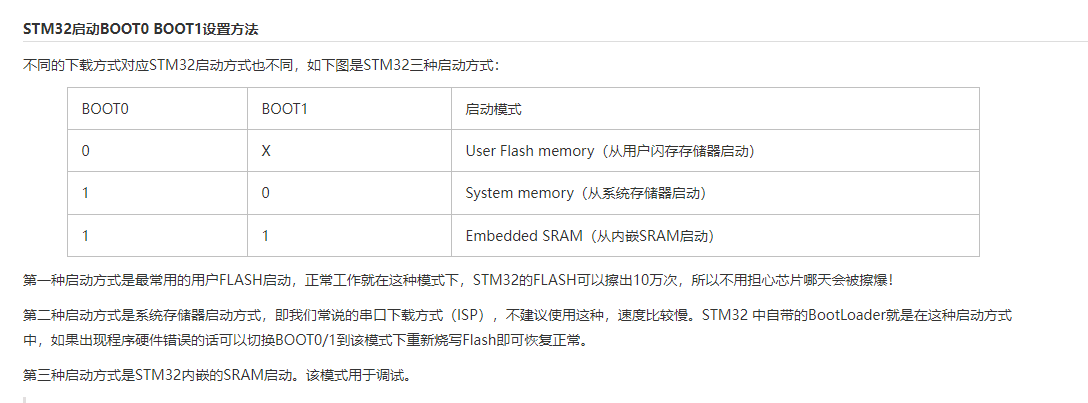 STM32突然不能下载，或者说只能BOOT0置高才能下载调试记_卡在prvchecktaskswaitingtermination-CSDN博客