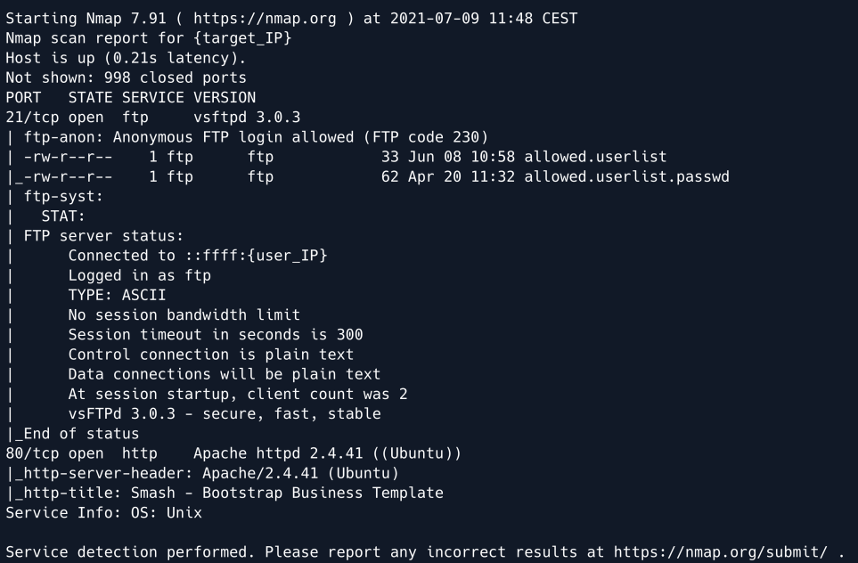 FTP(21) 文件传输协议_anonymous ftp login allowed-CSDN博客