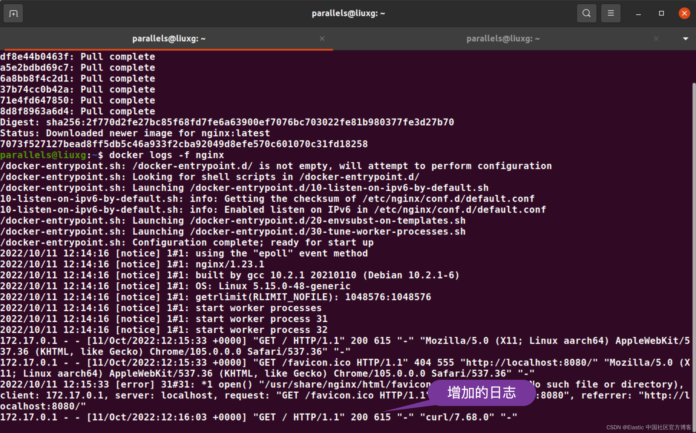 运用 Elastic Stack 收集 docker 容器日志_docker stack 日志-CSDN博客