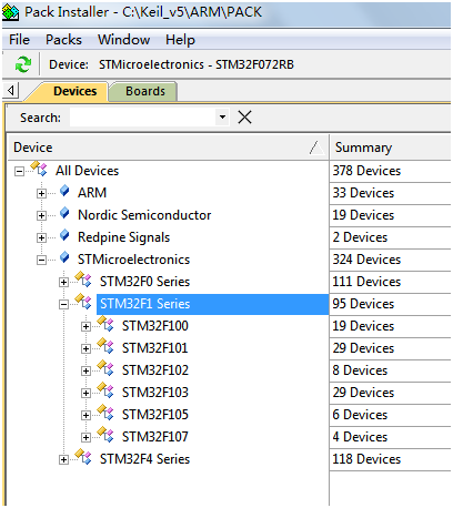 Keil下安装STM32F1支持pack_keilstm32pack安装-CSDN博客