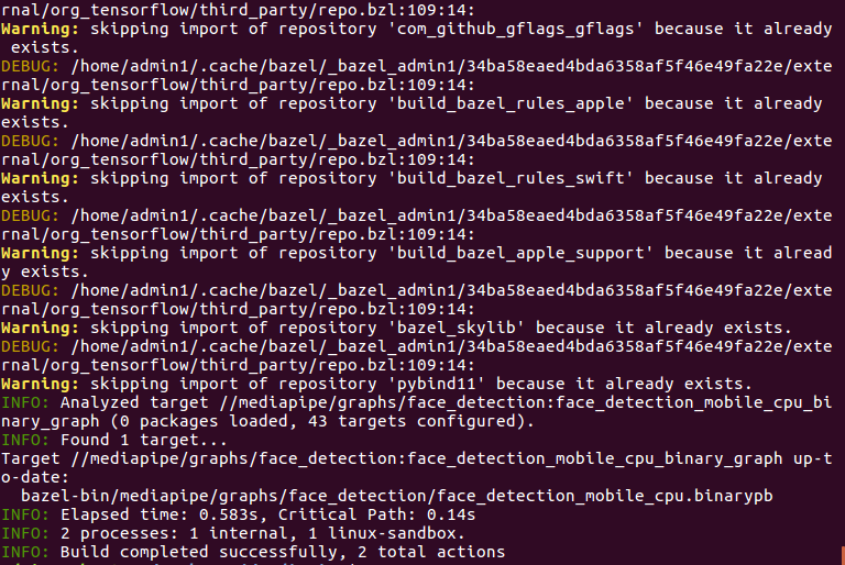 MediaPipe的编译与测试_mediapipe c++-CSDN博客