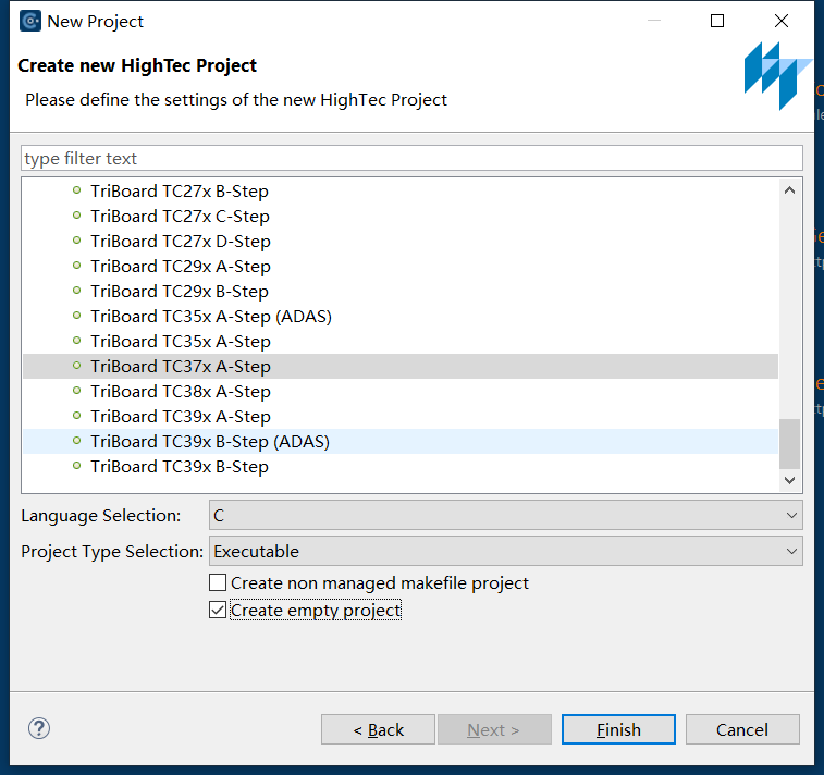 英飞凌 AURIX Development Studio工程移植到Hightec的方法_ads工程导入hightec-CSDN博客
