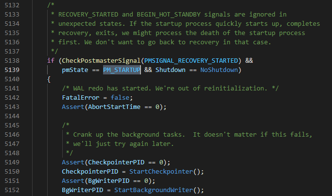 PostgreSQL数据库状态pmState——PM_STARTUP状态_postgres: startup waiting for 00000001000000000000-CSDN博客