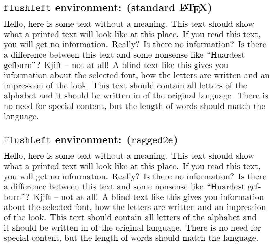 LaTeX 文字对齐_latex左对齐-CSDN博客
