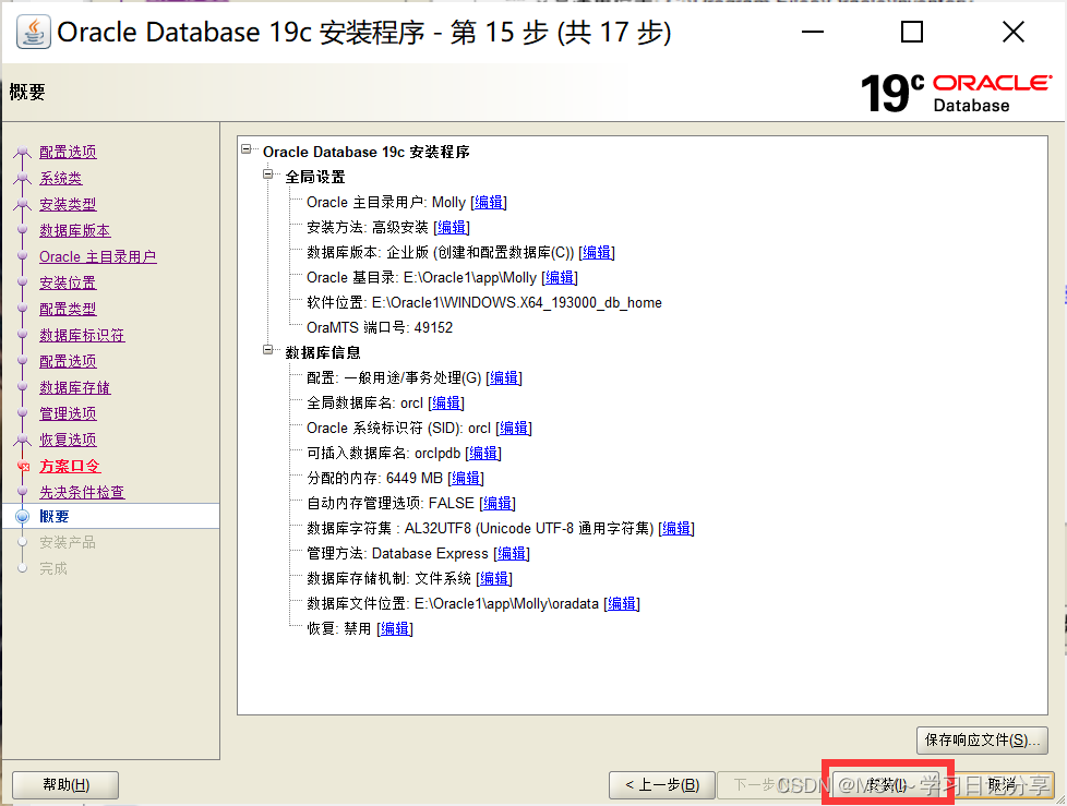 Oracle Database 19c下载安装 全详细图文(17个步骤) Oracle19c下载 Csdn博客