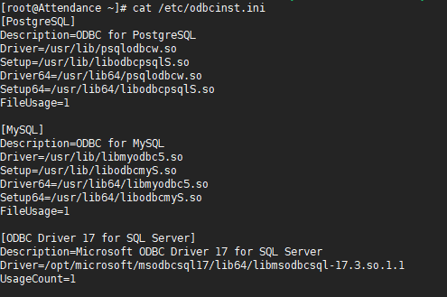 CentOS7安装ODBC DRIVER连接SQL Server_centos steam安装odbc driver 17 for sql ...
