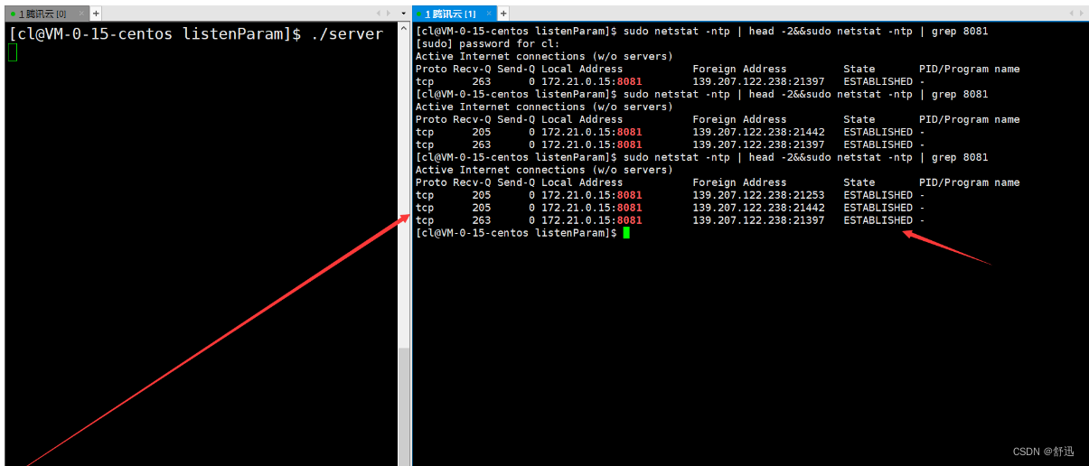 Linux·TCP相关实验_编写linux的文件脚本,该脚本输出所有的tcp端口信息到以自己名字命名的txt文档中。-CSDN博客