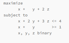 python笔记：Gurobipy-CSDN博客