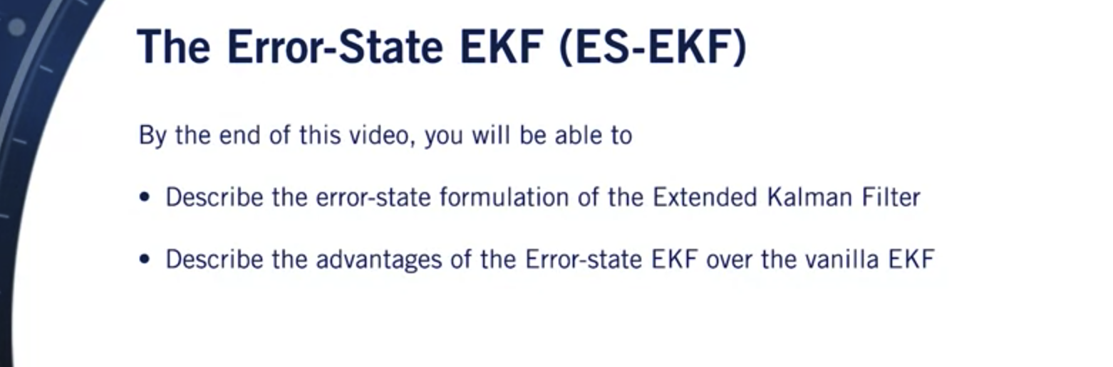 自动驾驶 9-4: 改进的 EKF - 错误状态扩展卡尔曼滤波器 An Improved EKF - The Error State Extended Kalman Filter_ekf ...