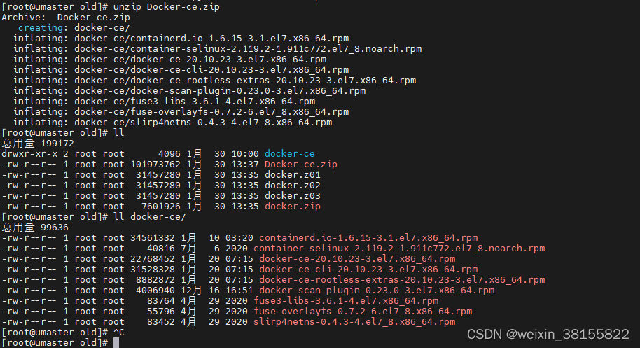 Linux zip 压缩，解压_docker中解压zip文件命令-CSDN博客