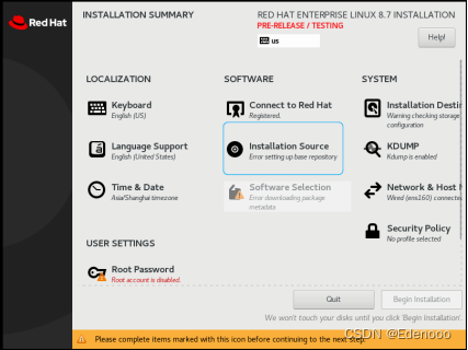 红帽学习之RHEL8.7操作系统安装详解-CSDN博客