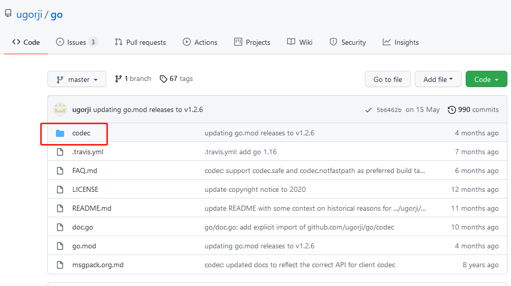 go mod 引用出错问题排查(ambiguous import: found github.com/ugorji/go/codec in multiple modules ...