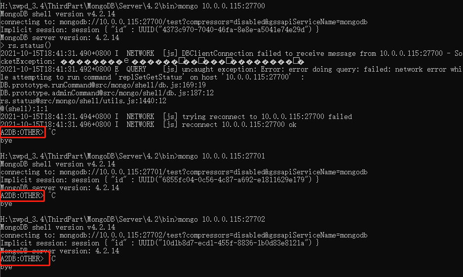 MongoDB副本集节点状态为OTHER时的解决方法_mongodb other-CSDN博客