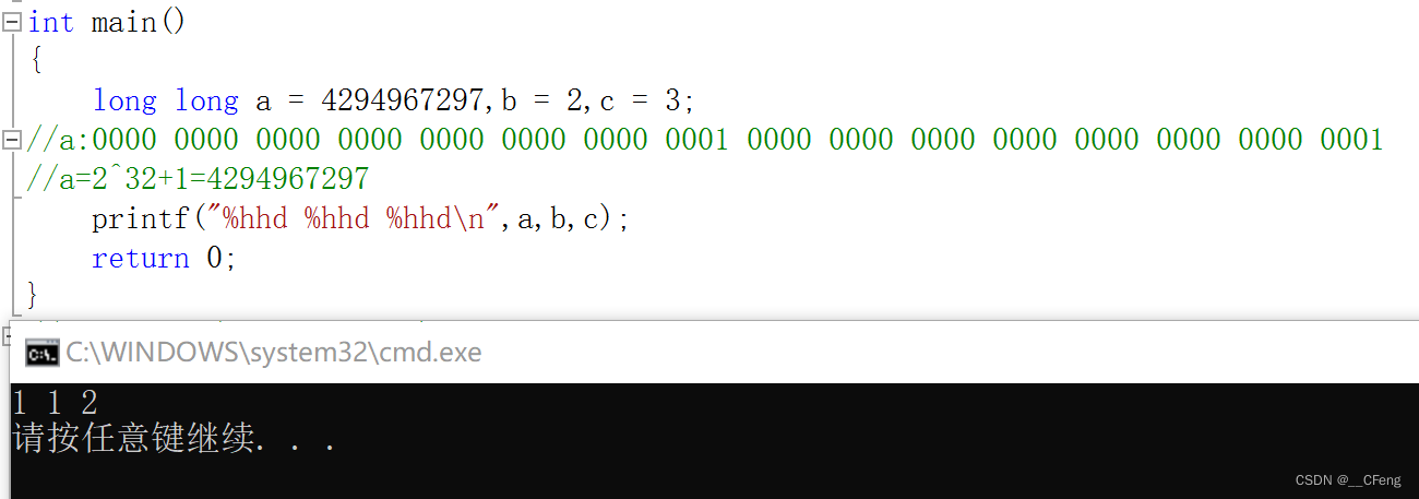 %lld,%d,%hd,%hhd在打印时的“潜规则”-CSDN博客