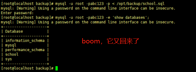 Mysql备份与恢复！！服务器宕机终于不怕丢失数据了！_mysql服务挂掉了,可以备份数据库数据吗-CSDN博客