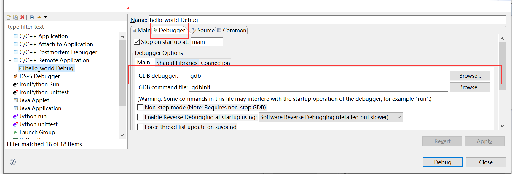 SOC EDS 中eclipse 中远程gdbserver调试与使用（超级详细）_eclipse gdbserver-CSDN博客