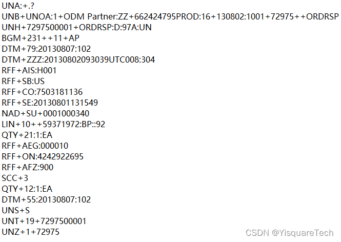 EDI工业标准UN/EDIFACT详解-CSDN博客