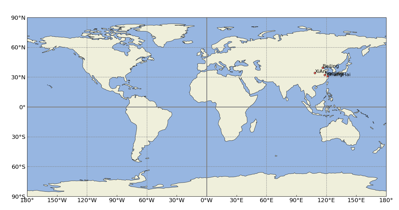 根据站点经纬度画全球分布图python_python 已知经纬度,如何在世界地图上画出相应位置-CSDN博客