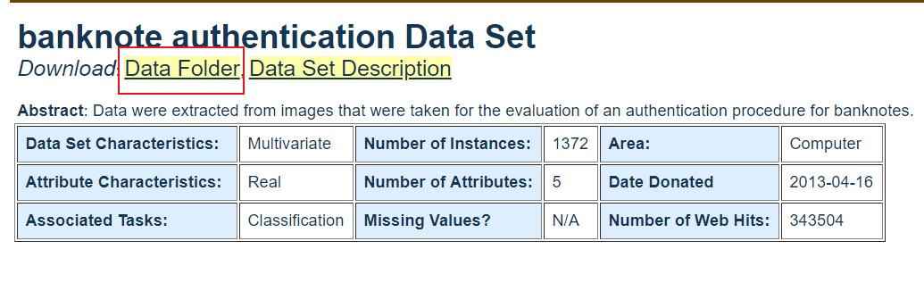 数据挖掘实验之用逻辑回归分析uci数据banknote_authentication，附python代码_在 uci 数据库下载回归数据,对数据进行回归分析。(不 可以调用第三方库函数的回归 ...