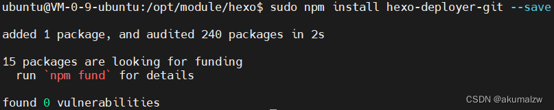 Ubuntu + Hexo 网站搭建_ubuntu 安装hexo-CSDN博客