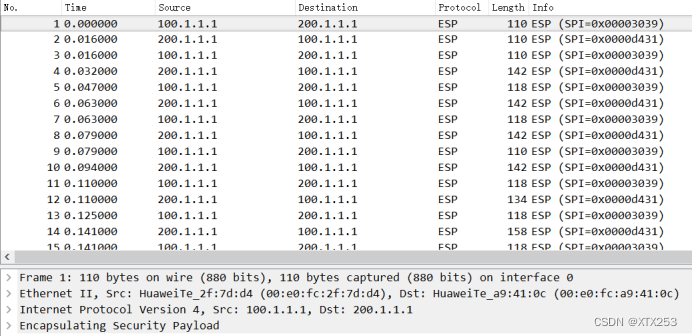 在ensp上配置IPSec VPN传输不同流量_ensp中ipsec抓包-CSDN博客