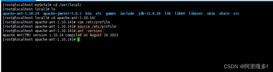 Linux下安装jdk，jmeter，ant，tomcat，jenkins（超详细超全）_linux 安装ant-CSDN博客