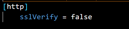 fatal bad boolean config value ‘false；‘ for ‘http.sslverify‘_$ git push origin master fatal: bad ...