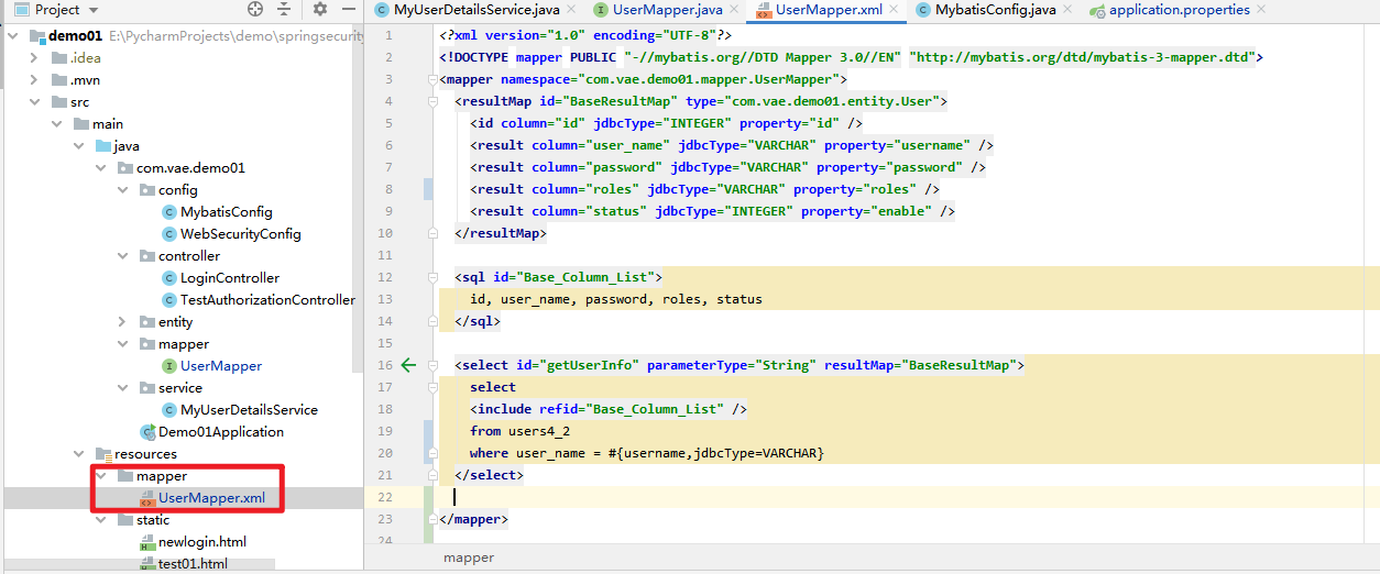 spring security——学习笔记（day03）-UserDetailsService 修改获取数据方式_userdetailsservice.loaduserbyusername ...