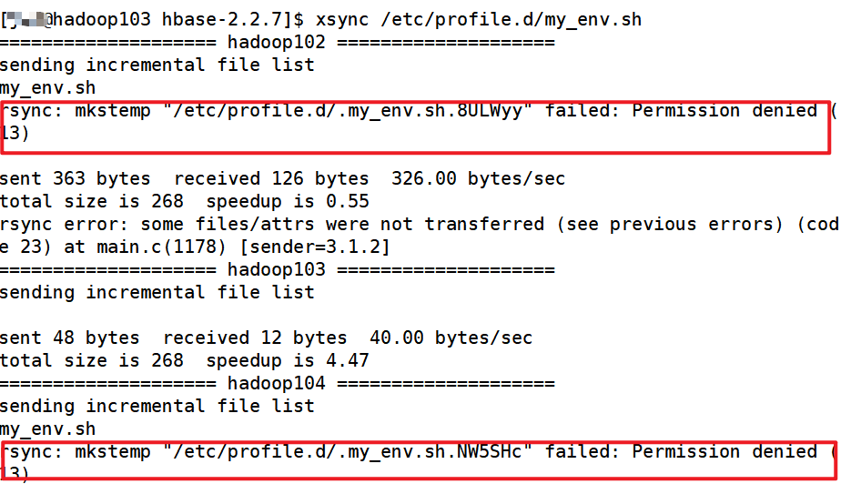 rsync error: some files/attrs were not transferred-CSDN博客