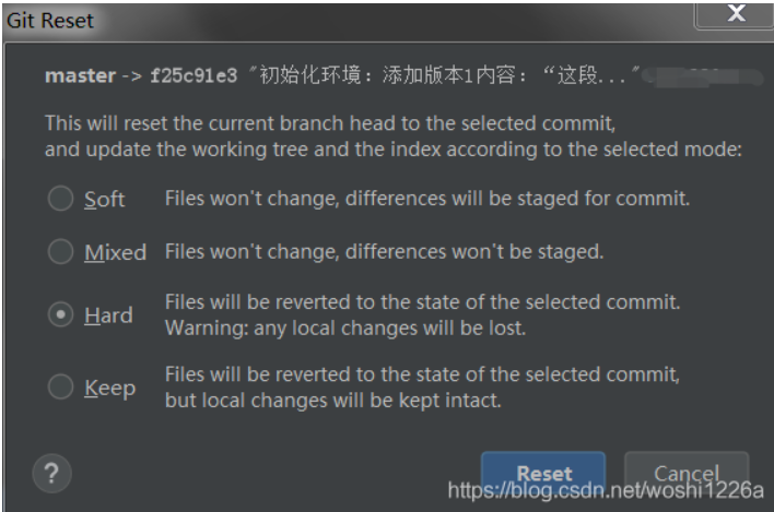 IDEA中Git Reset选项说明_idea git reset-CSDN博客