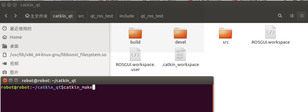QT接收ROS视频信息，并将其显示在界面上（含配置过程以及报错解决方案）_qt界面的rosbag播放器-CSDN博客