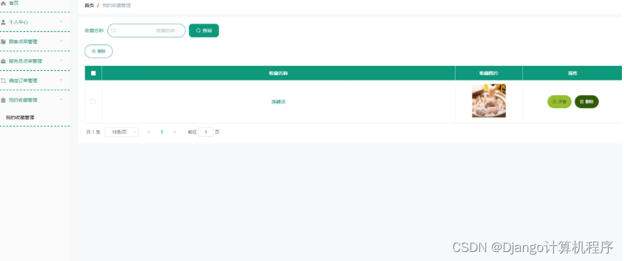附源码 Python计算机毕业设计django餐馆点餐管理系统订餐系统后台管理djangodjango计算机程序的博客 Csdn博客