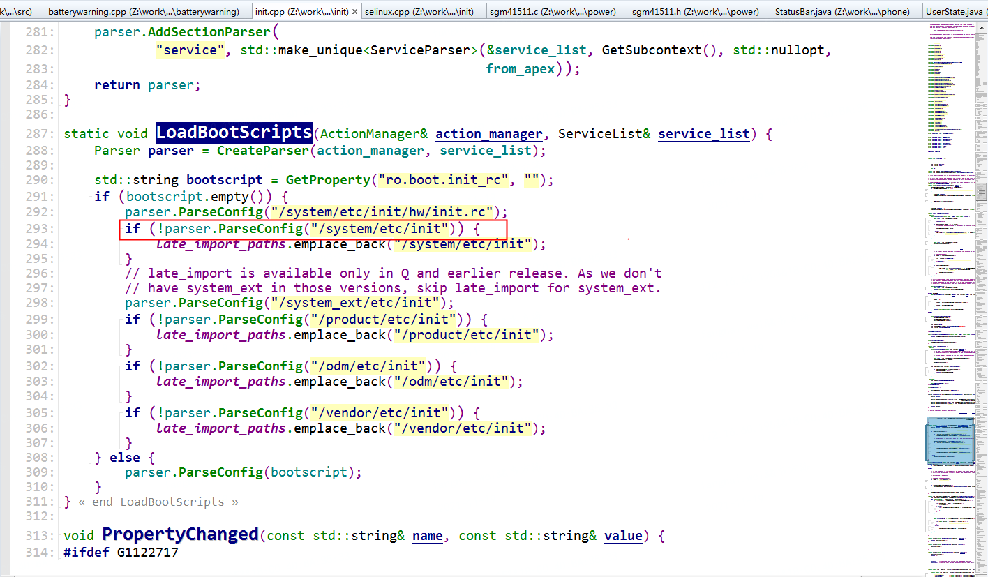 Android mk文件 LOCAL_INIT_RC 将RC文件编译到/system/etc/init或vendor/etc/init，system\core\init\init.cpp解析 ...