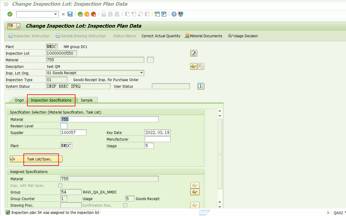 SAP QM 检验批录入了结果以后不能再Reset检验计划了？_sap qa02 检验批更新-CSDN博客