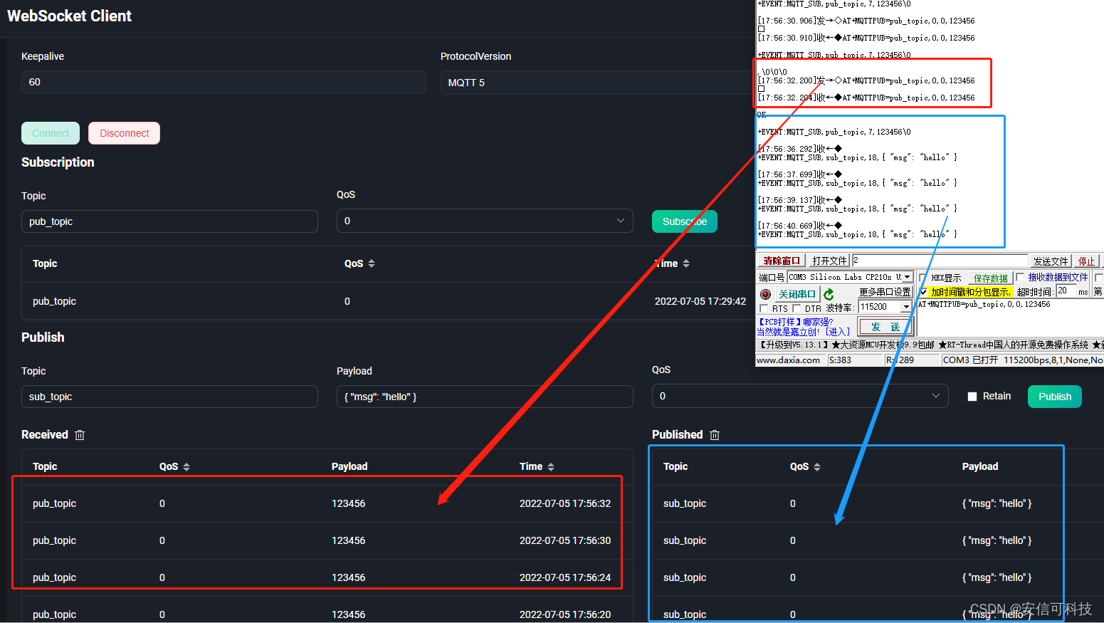 【BW16 应用篇】安信可BW16模组/开发板AT指令实现MQTT通讯_bw16 .bin-CSDN博客
